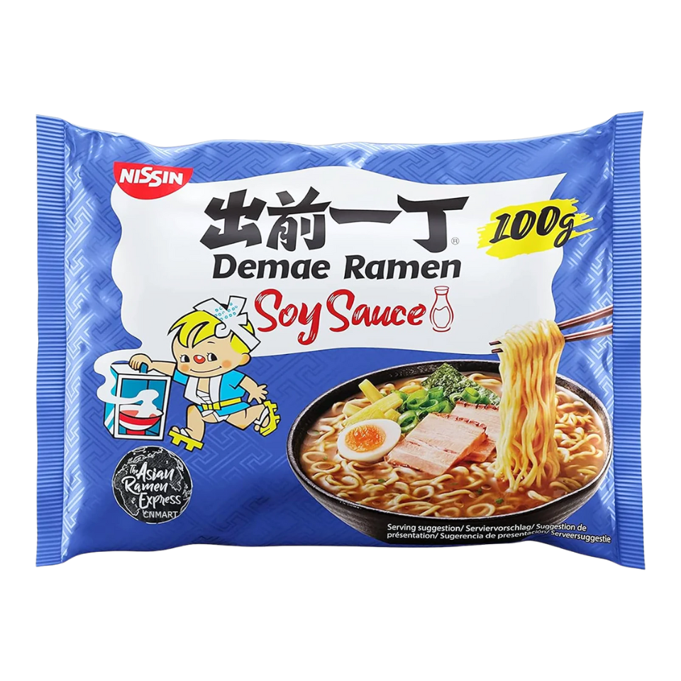 Nissin Demae Itcho Ramen - Tokyo Soy Sauce Flavor, 100g – A&A Asian ...